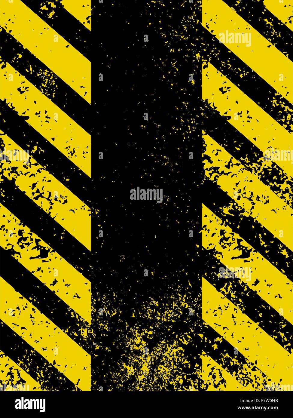 A grungy and worn hazard stripes texture. EPS 8 Stock Vector Image ...