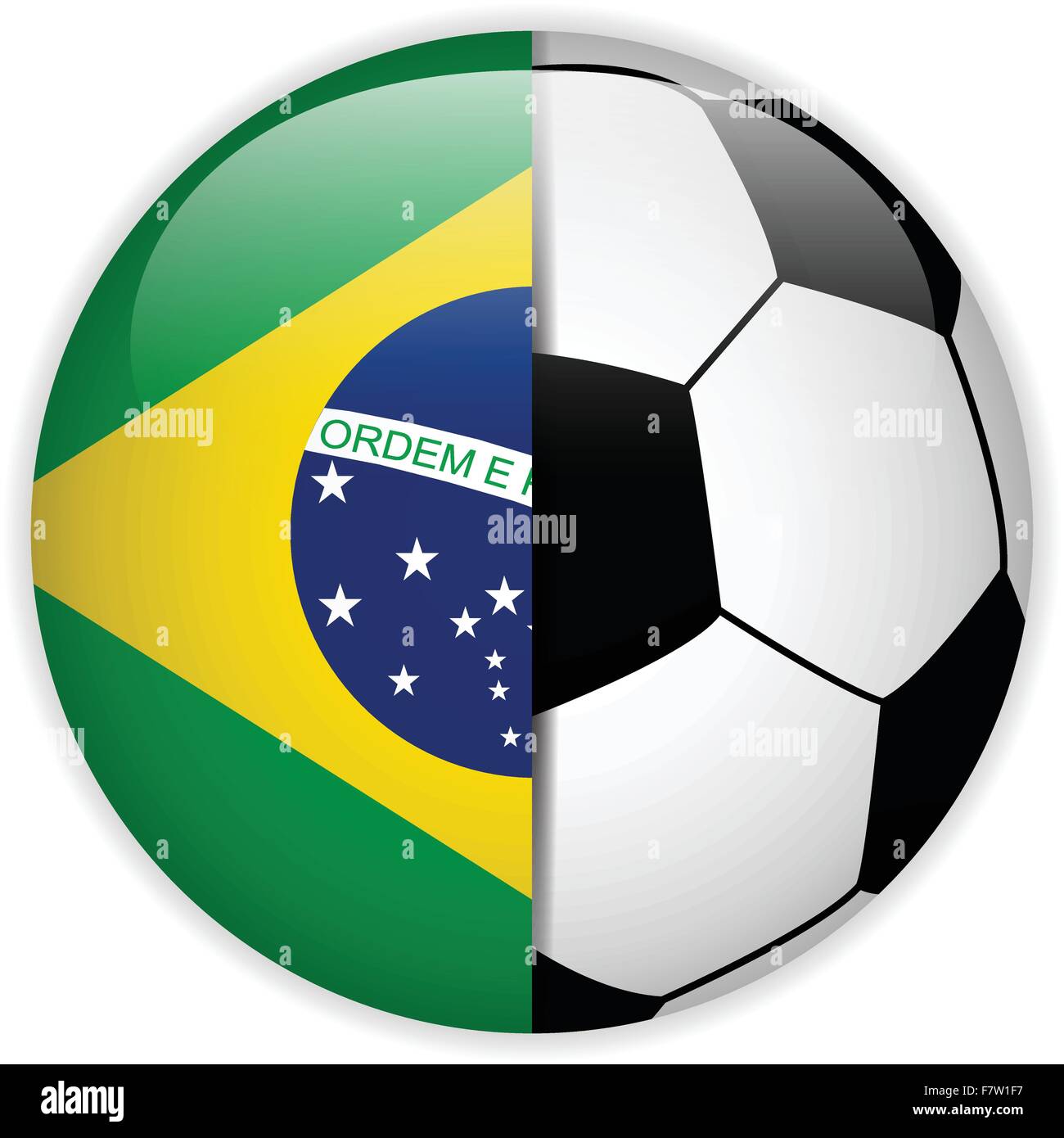 Brazil national team soccer Stock Vector Images - Alamy