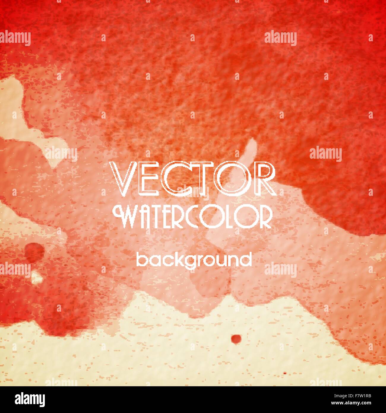 Watercolor light red background Stock Vector Images - Alamy