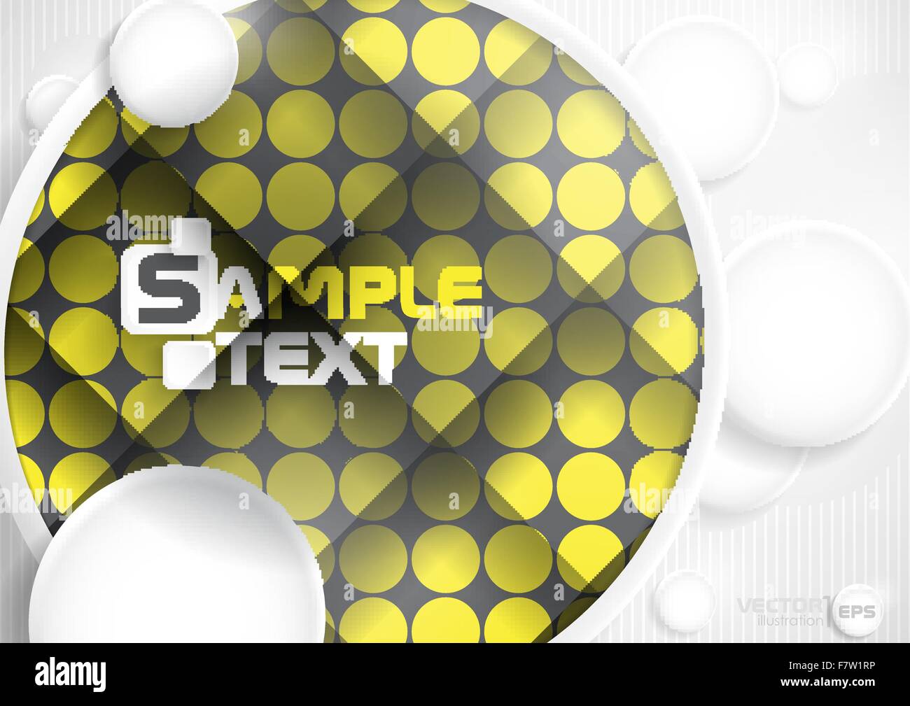 Vector 3d paper circles design hi-res stock photography and images - Alamy