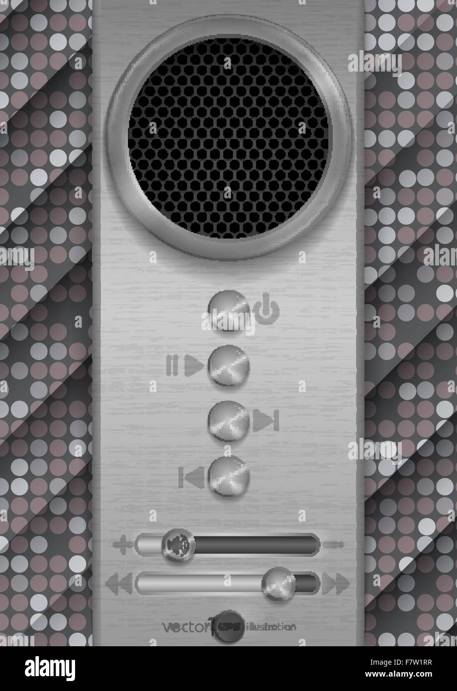 Abstract Speaker Concept Design Stock Vector Image & Art - Alamy