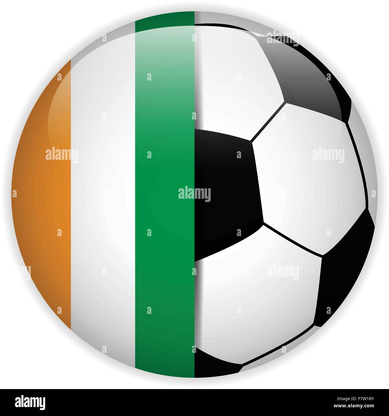 Ireland football Stock Vector Images - Alamy