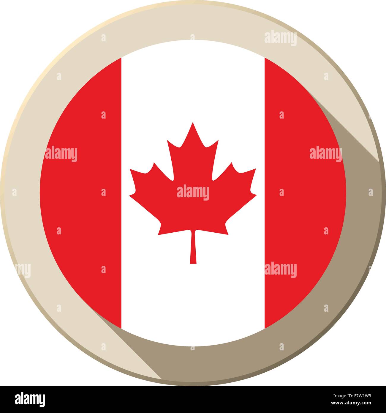 Canada flag collection Stock Vector Images - Alamy