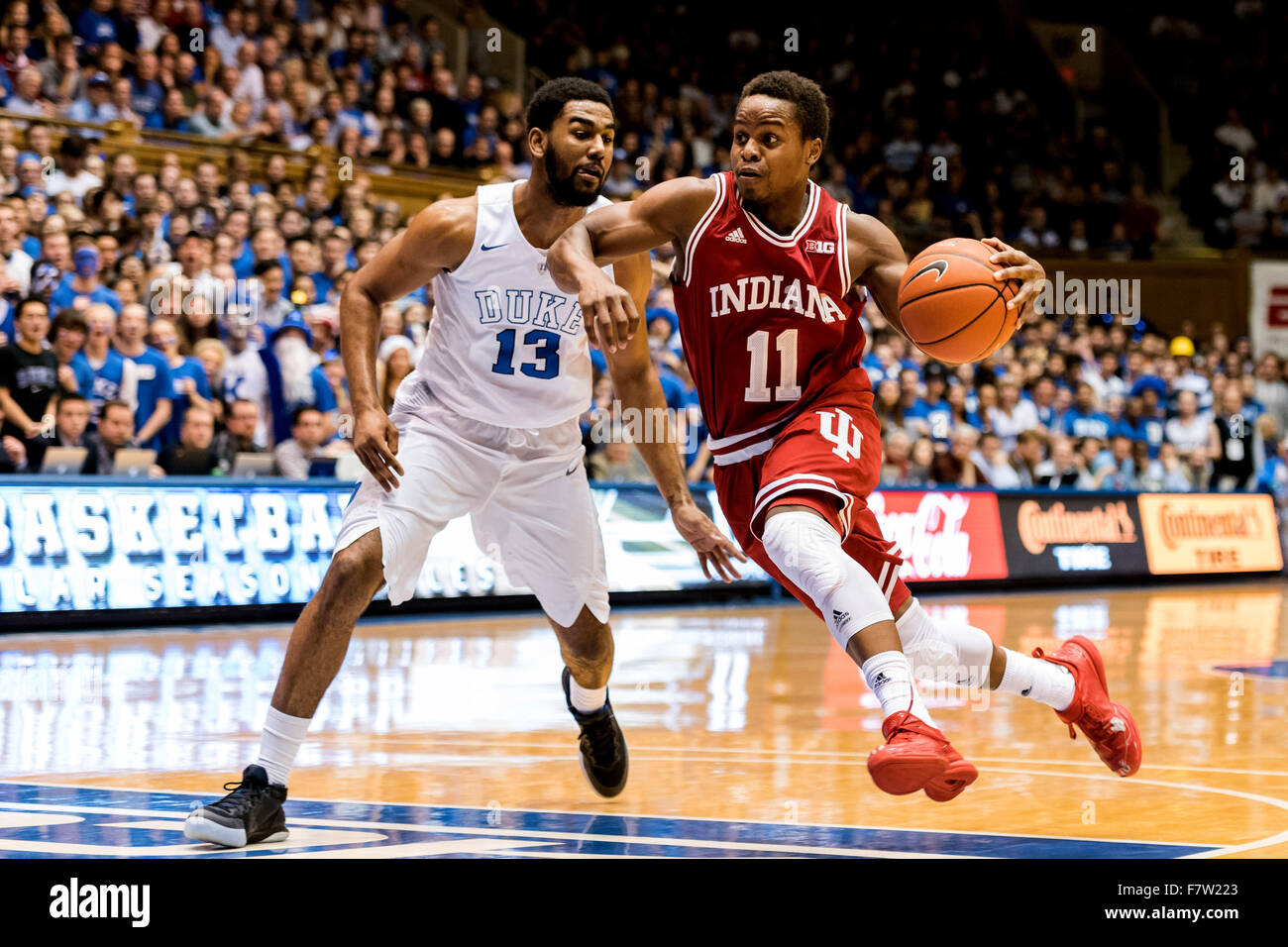 Durham, North Carolina, USA. 2nd Dec, 2015. Indiana Hoosiers guard Yogi ...