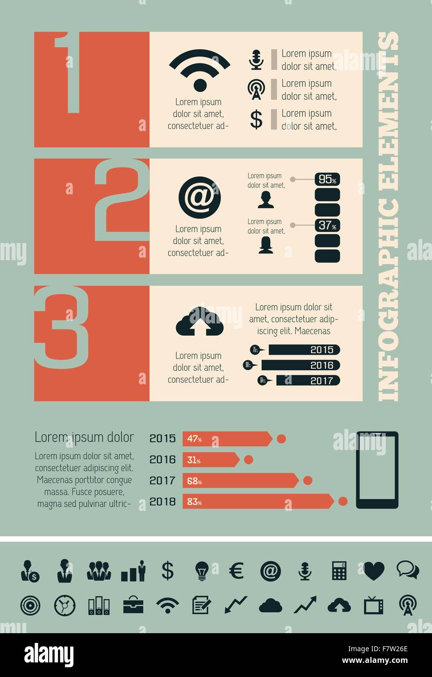 Technology Infographic Elements Stock Vector Image & Art - Alamy