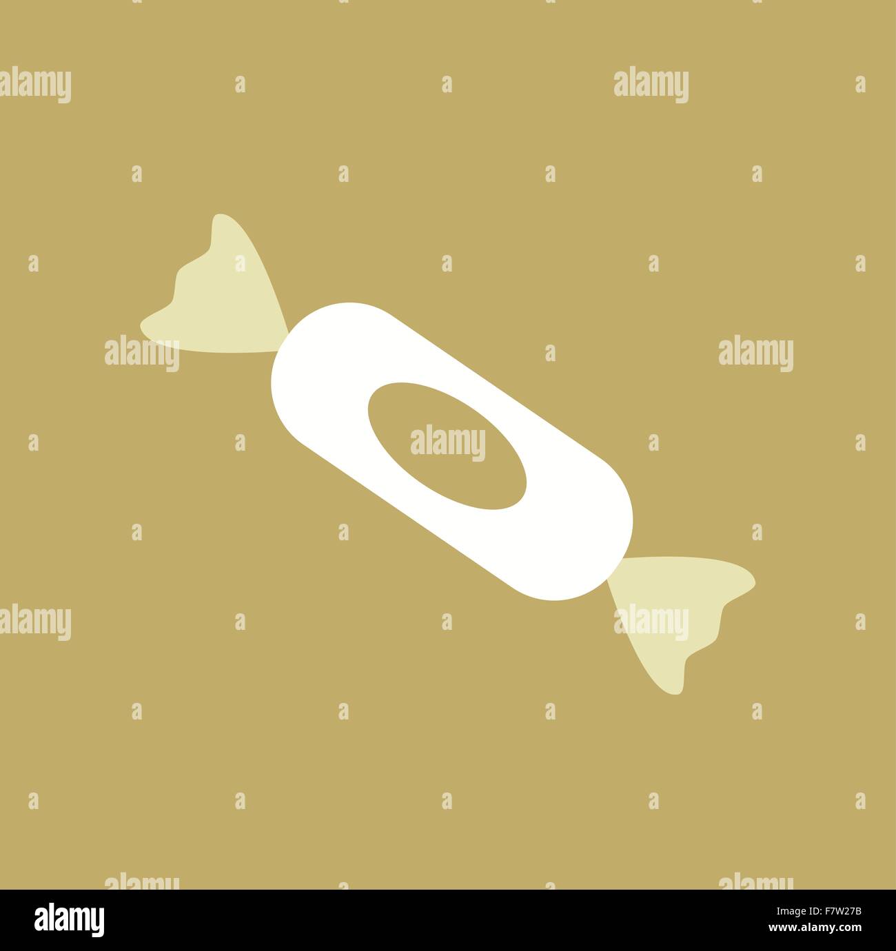 Candy icon flat design Stock Vector Images - Alamy
