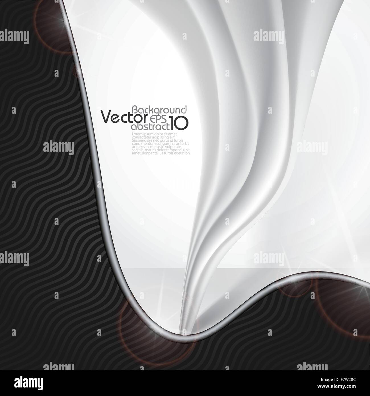 Abstract Gray Wavy Background Stock Vector Image & Art - Alamy