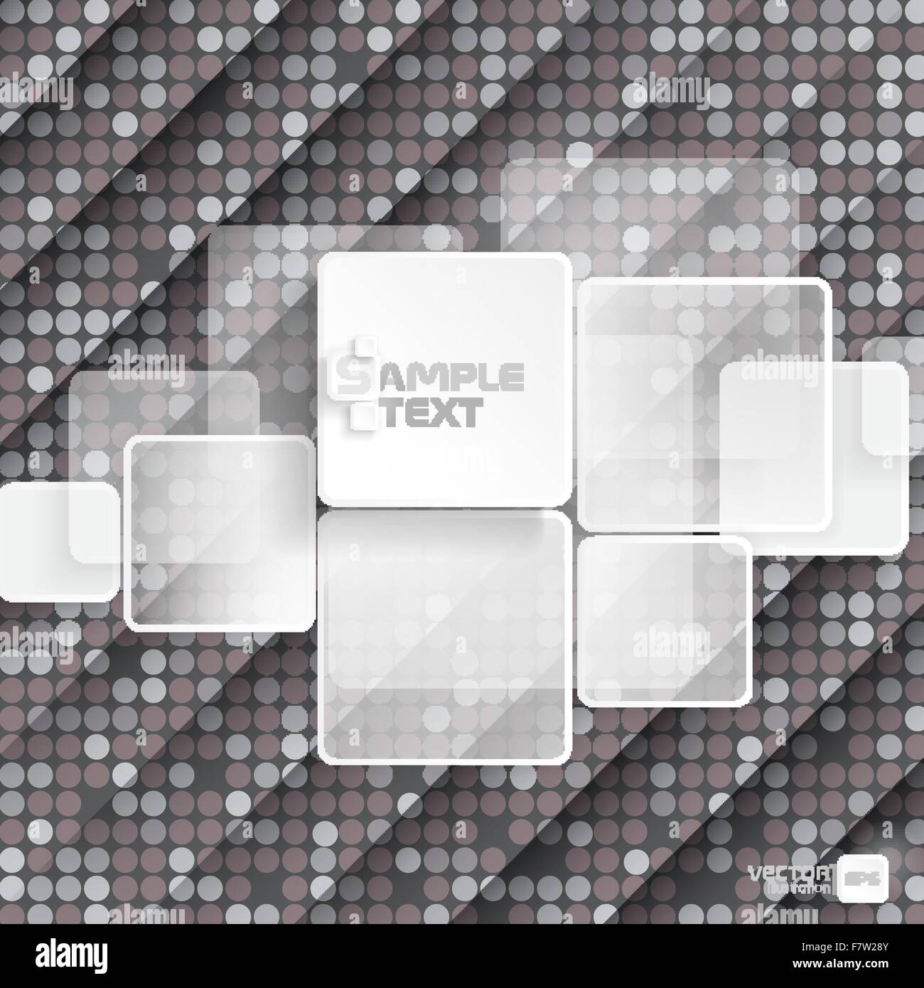 White Square Element On Stripes Background Stock Vector Image & Art - Alamy