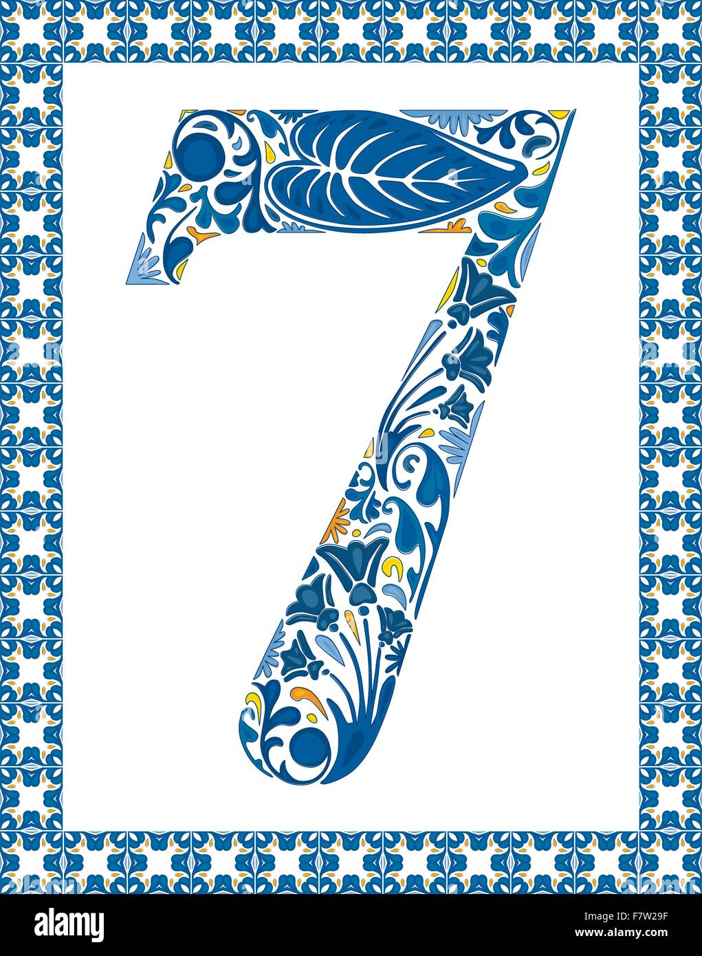 Symbol 7 hi-res stock photography and images - Alamy