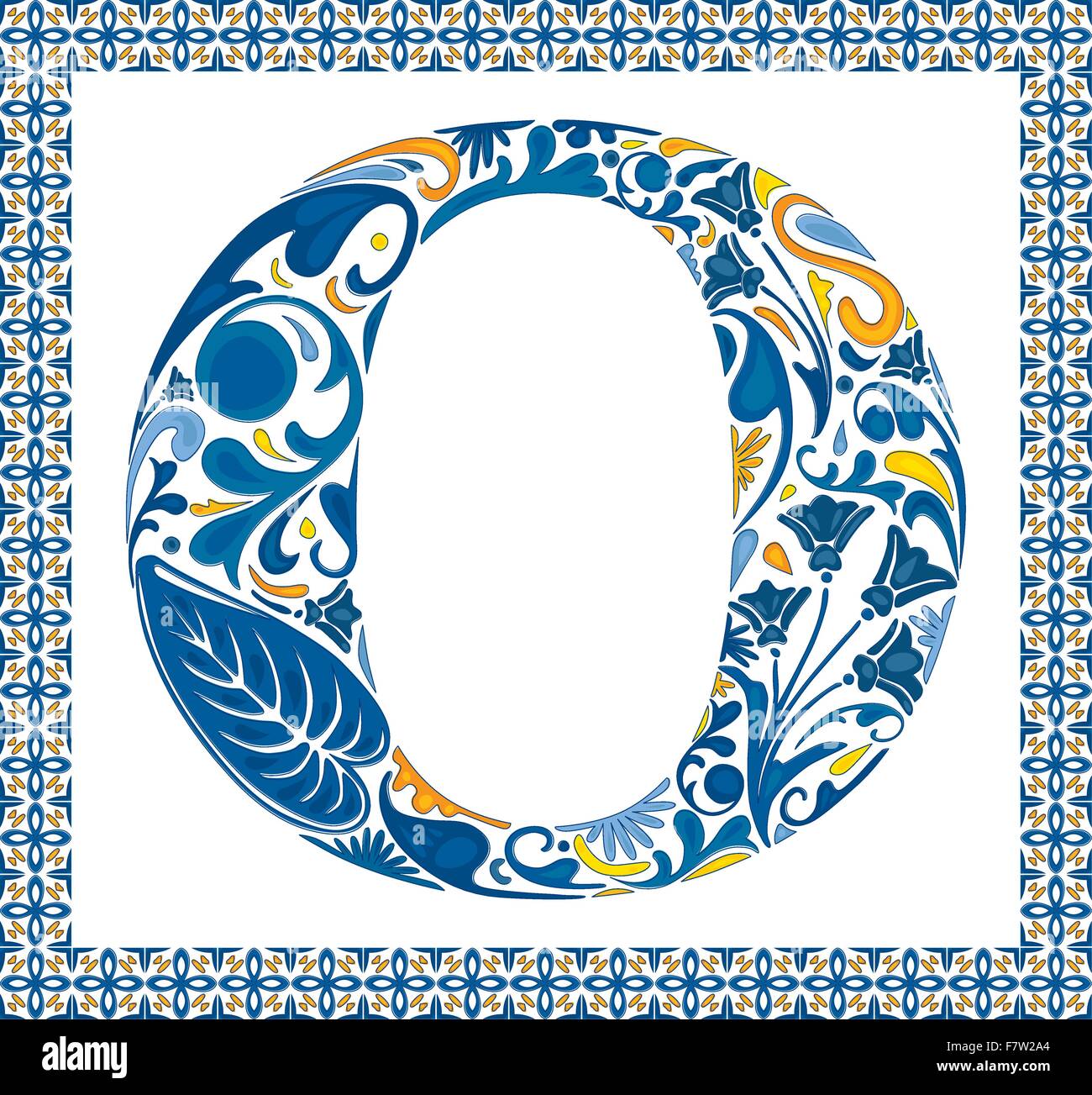 Decorative letter o hi-res stock photography and images - Alamy