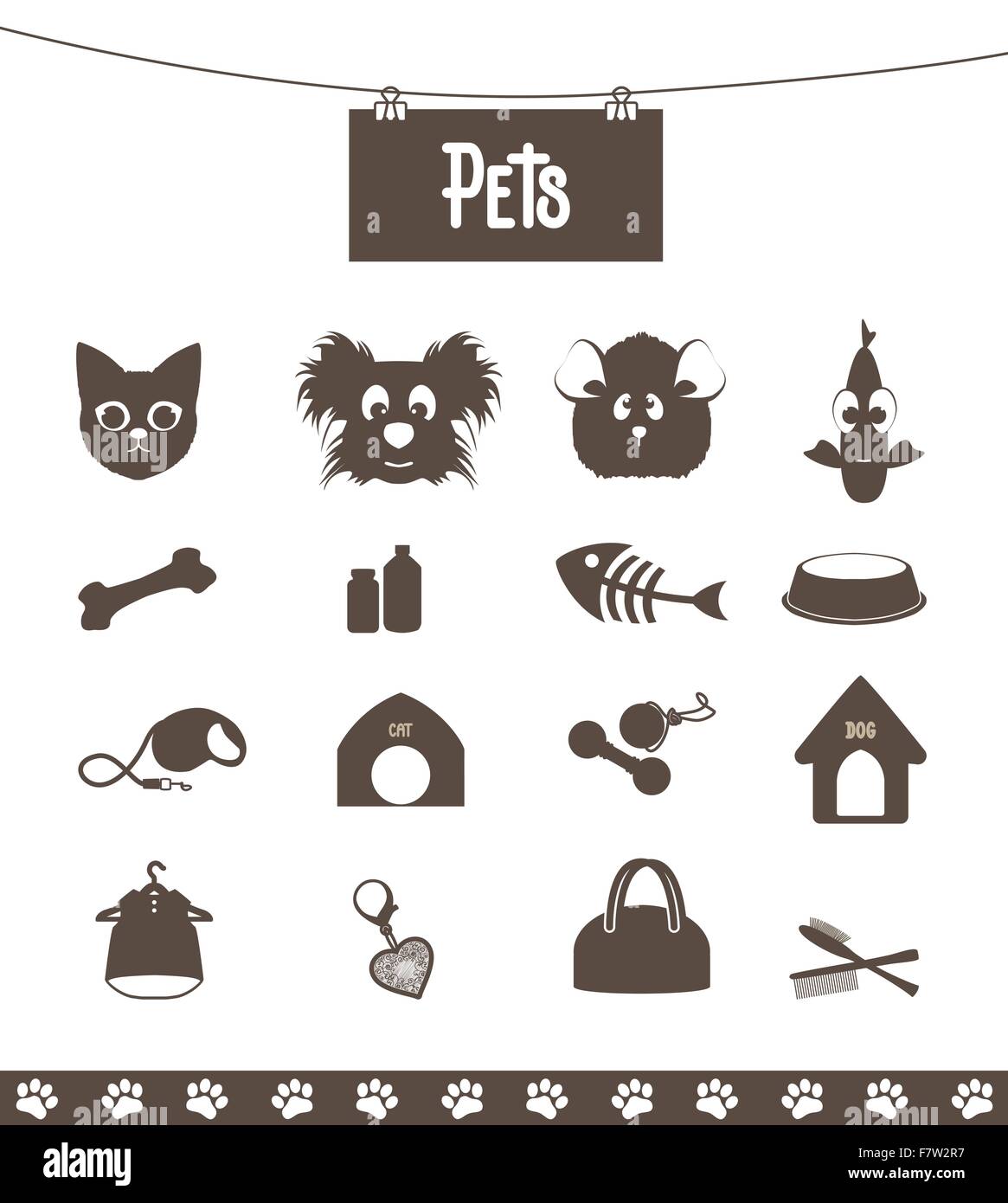 All pets Stock Vector Images - Alamy