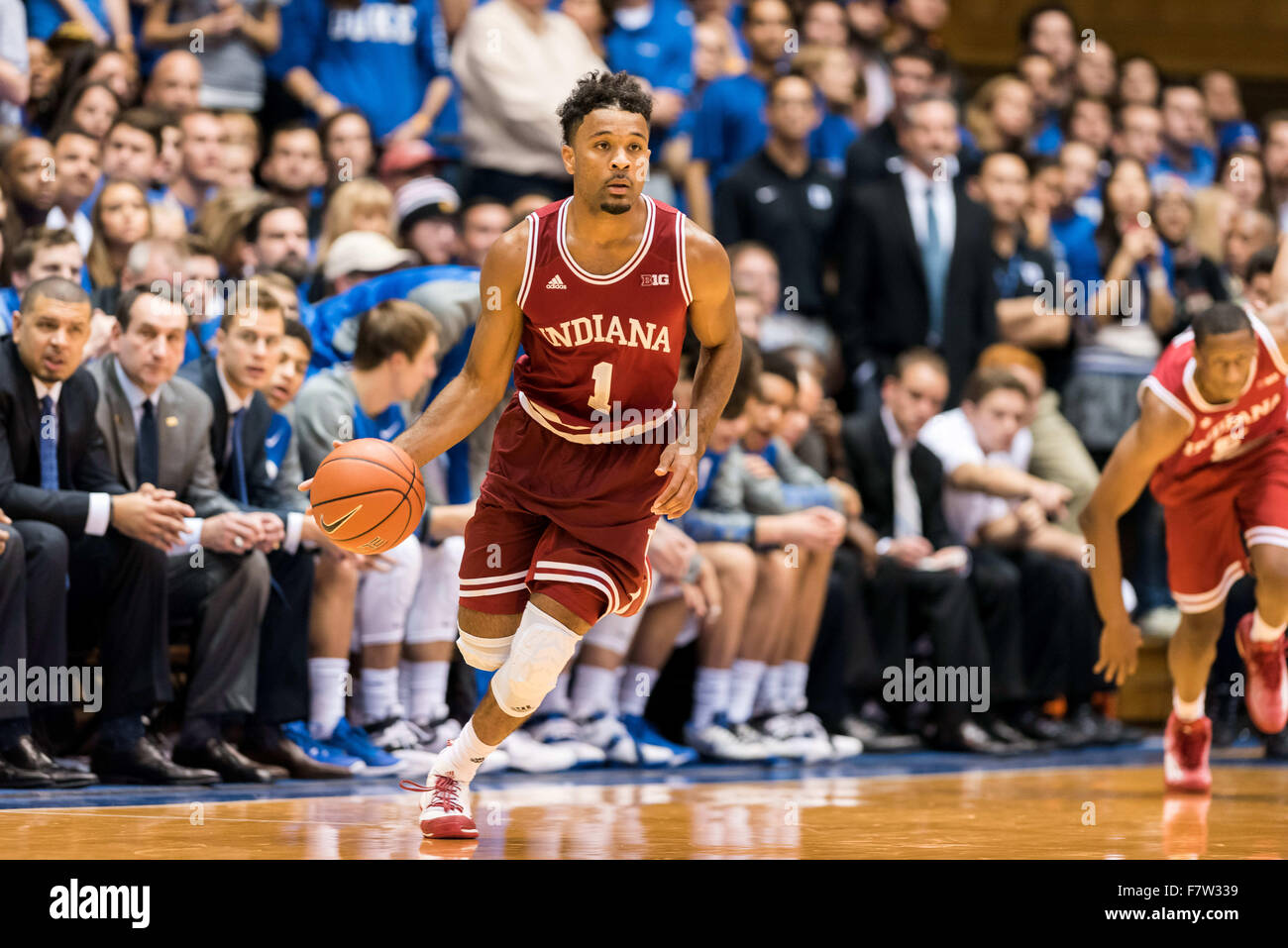 Durham, North Carolina, USA. 2nd Dec, 2015. Indiana Hoosiers guard ...
