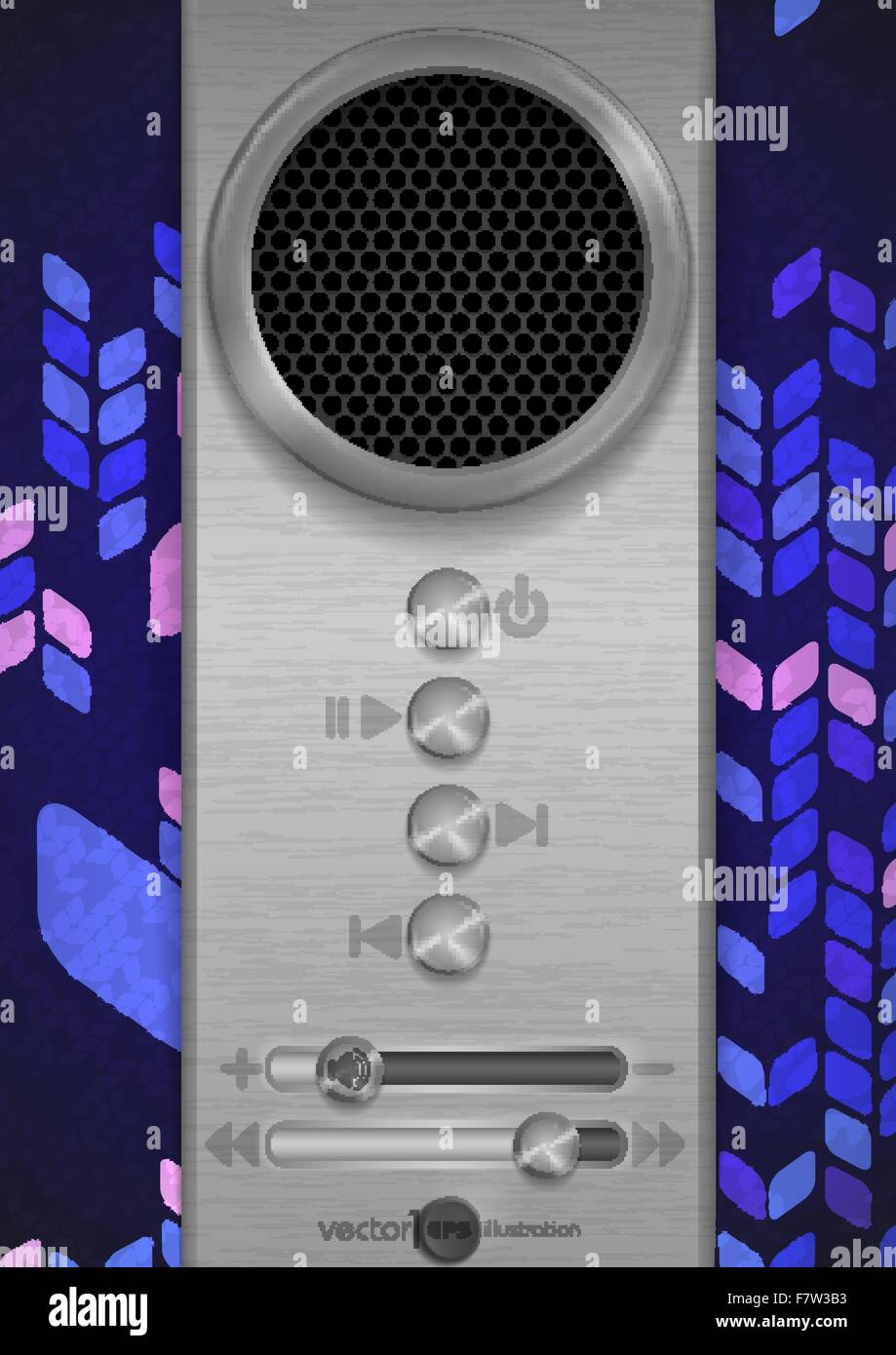 Abstract Speaker Concept Design Stock Vector Image & Art - Alamy