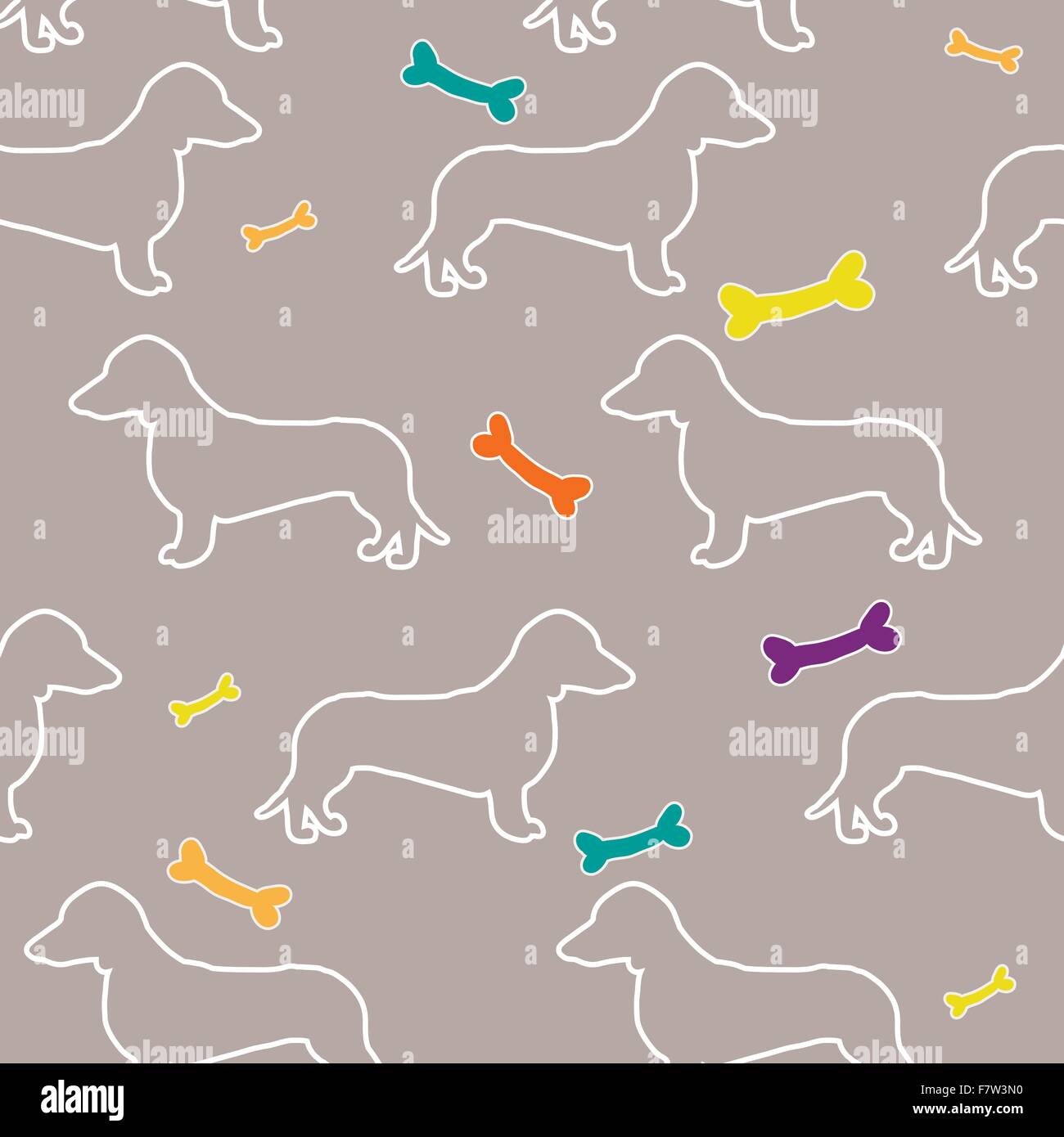 Vector dog seamless pattern, background Stock Vector Image & Art - Alamy