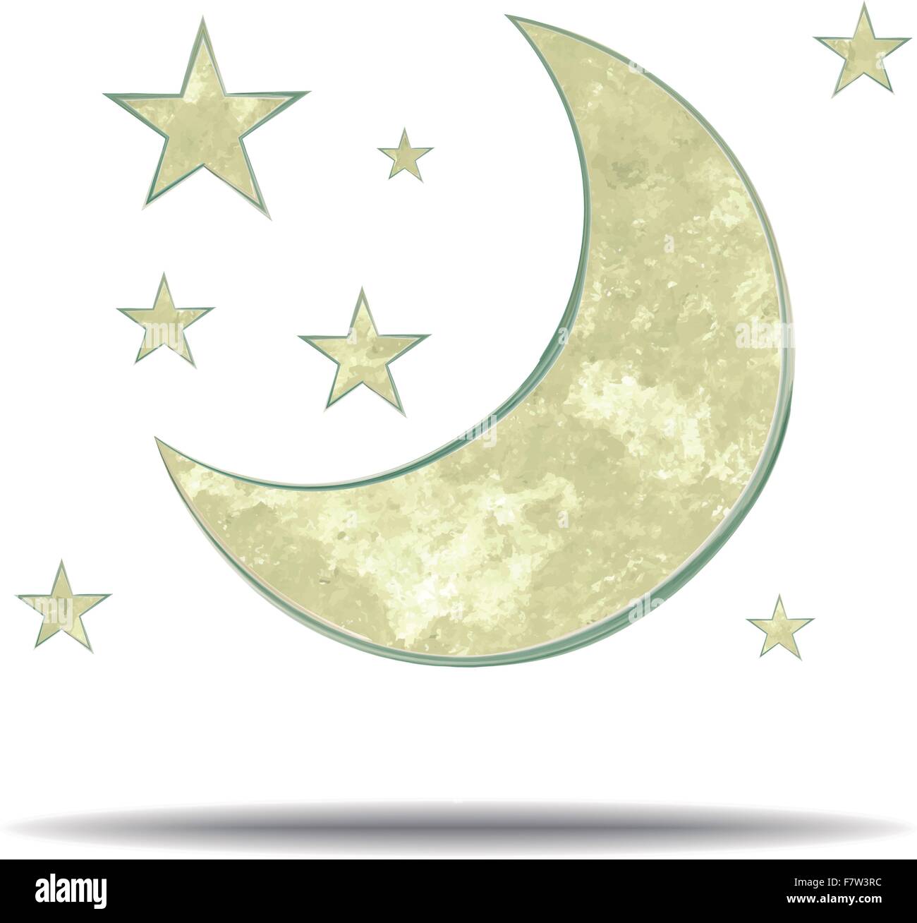 Moon and stars hi-res stock photography and images - Alamy