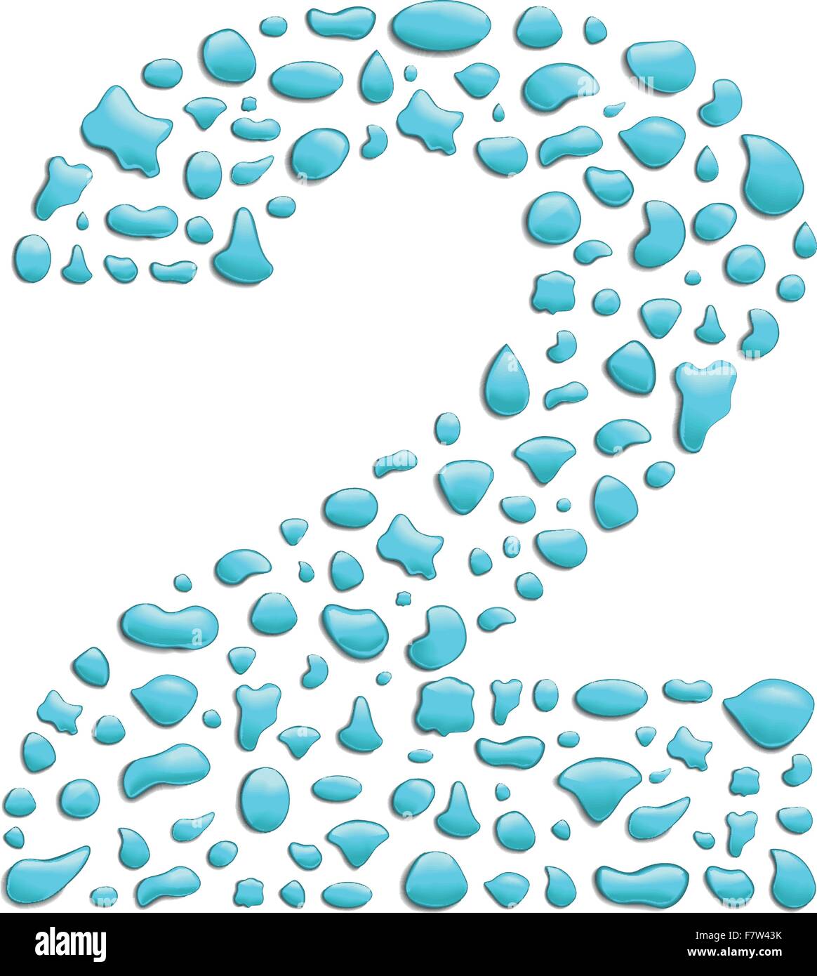 Blue number 2 Stock Vector Images - Alamy