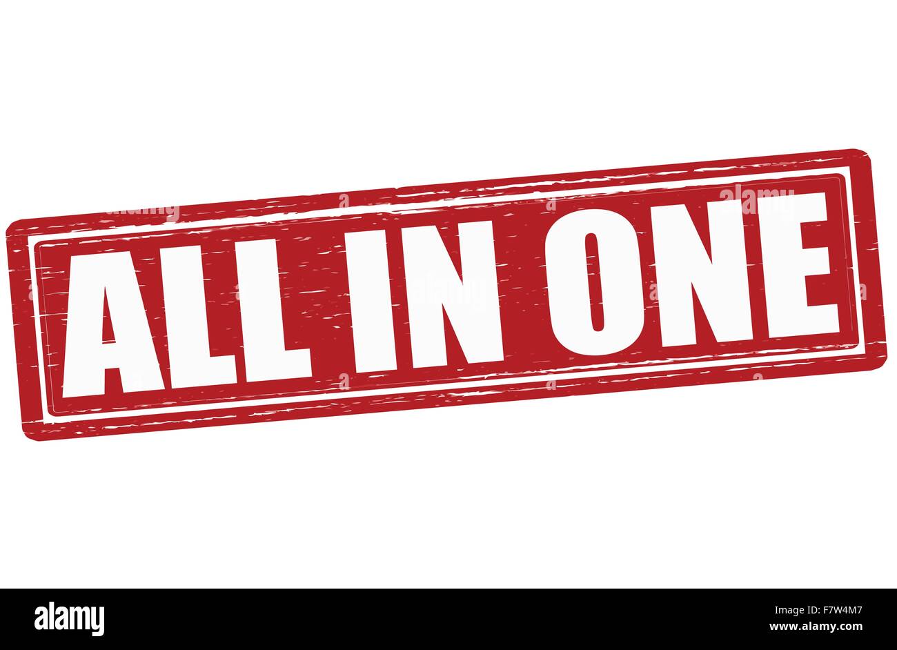 All in one Stock Vector Image & Art - Alamy