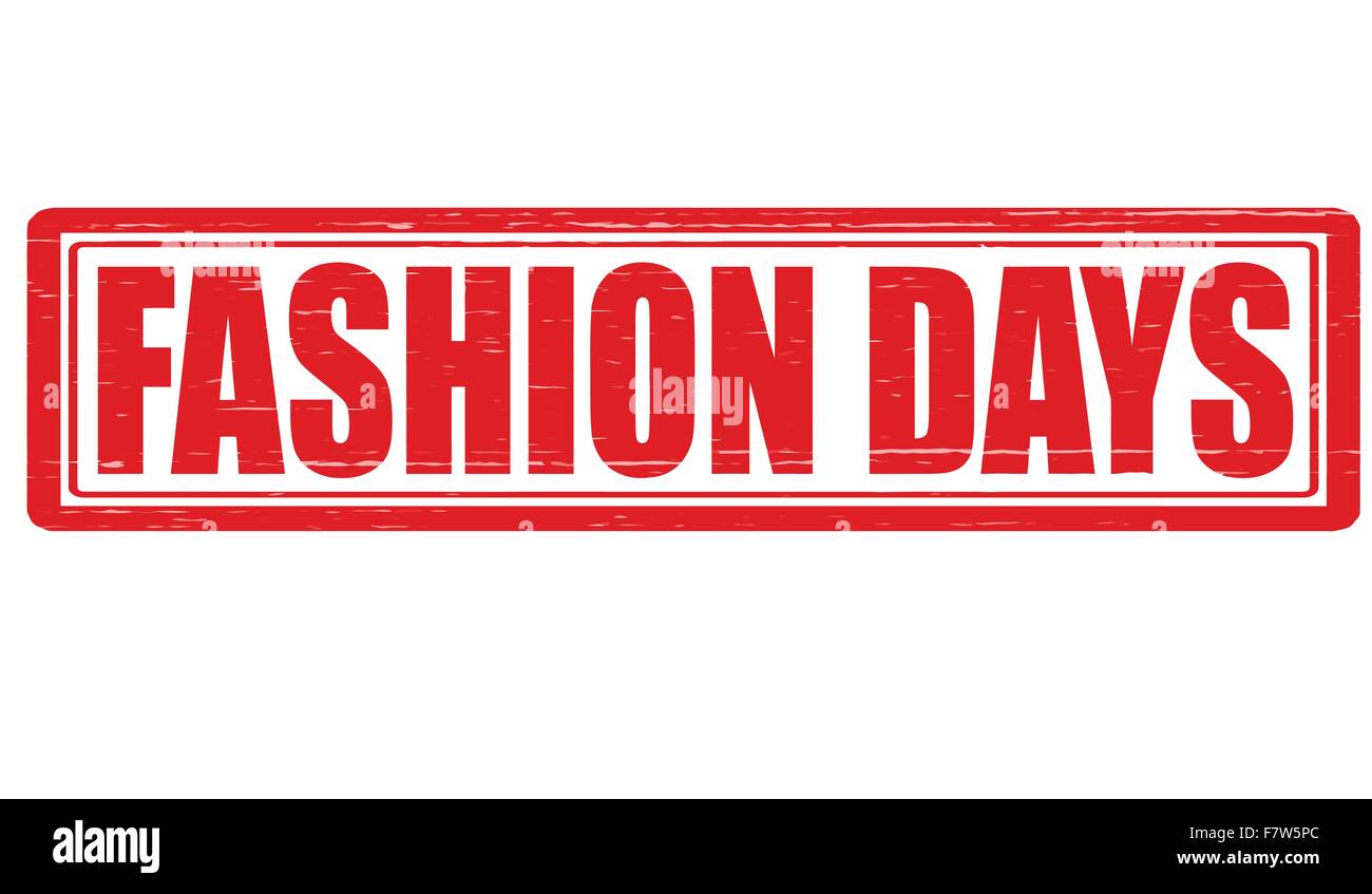 Fashion days Stock Vector Images - Alamy