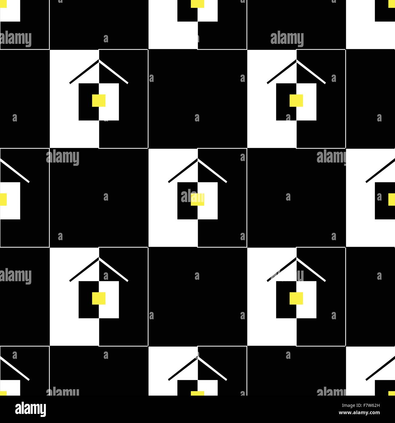 Homes pattern Stock Vector Images - Alamy