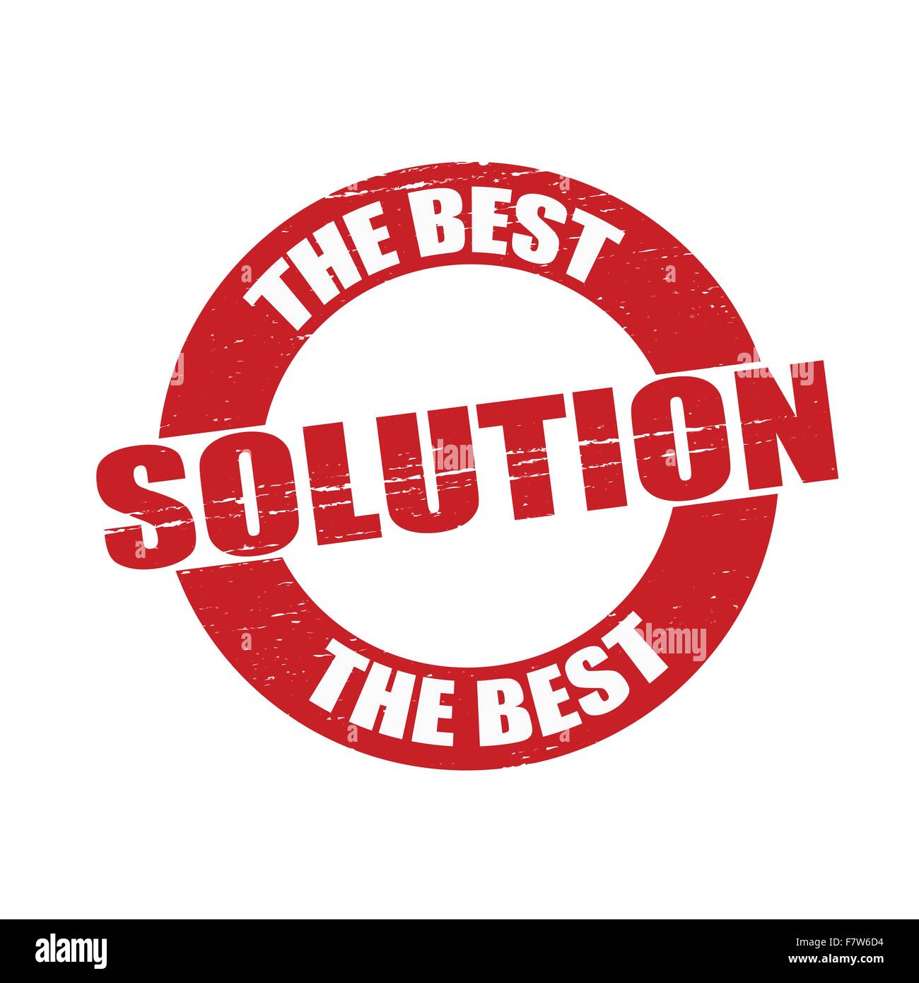 The best solution Stock Vector Image & Art - Alamy