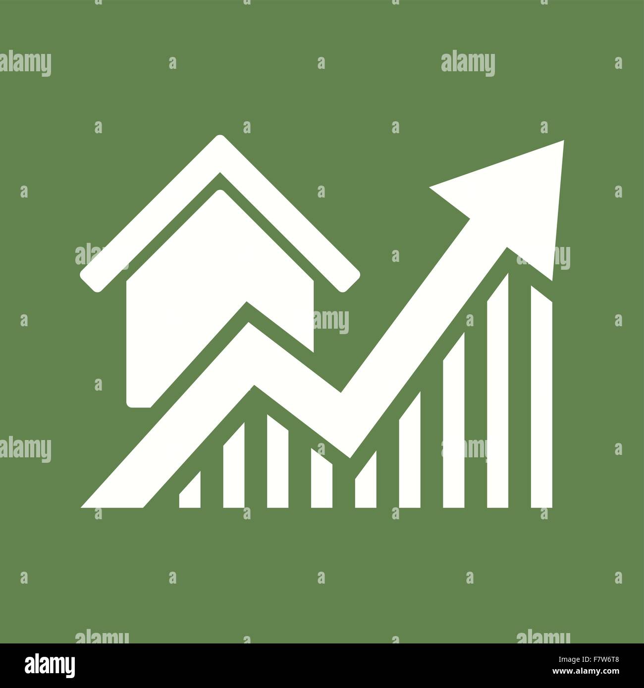 Real estate price trend Stock Vector Images - Alamy