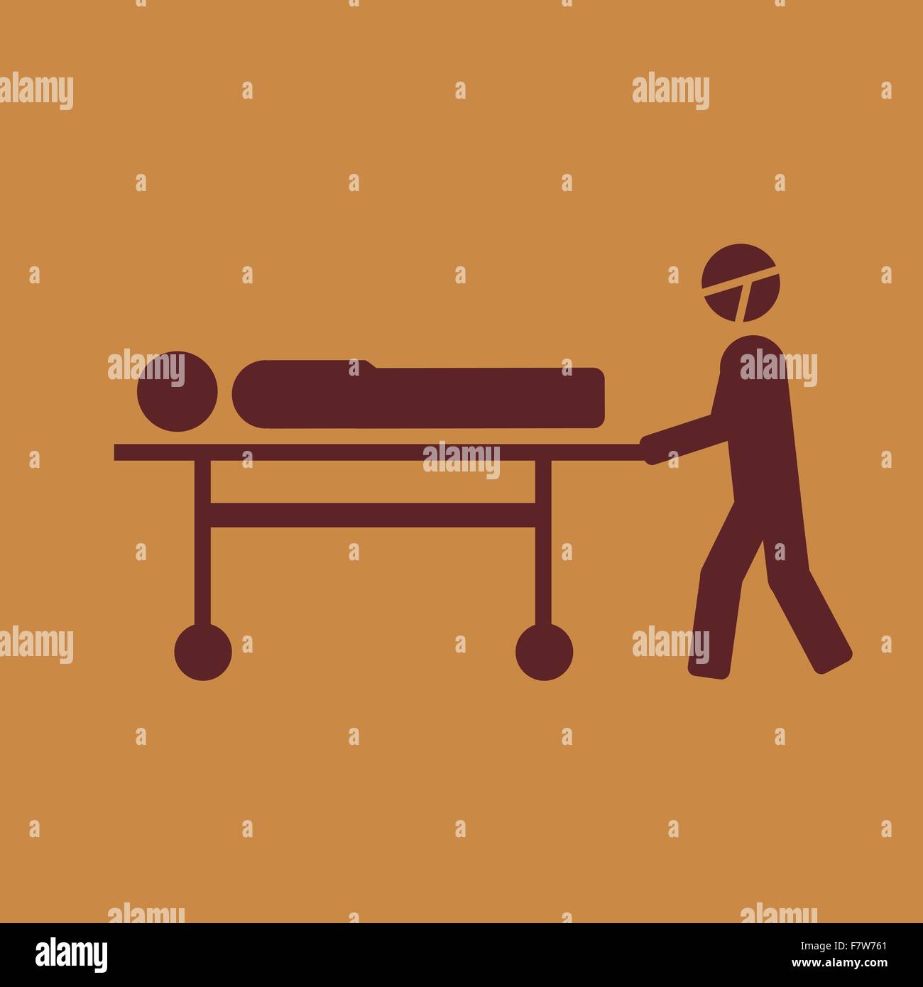 Hospital porter trolley hi-res stock photography and images - Alamy