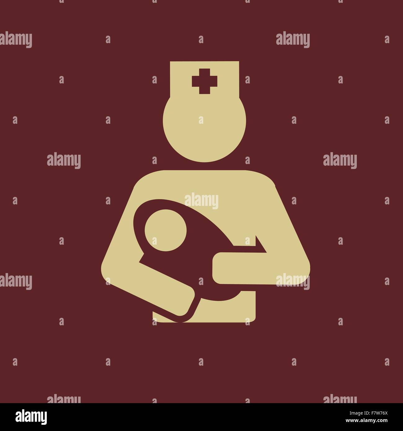 Maternity Flat Icon Stock Vector Image & Art - Alamy