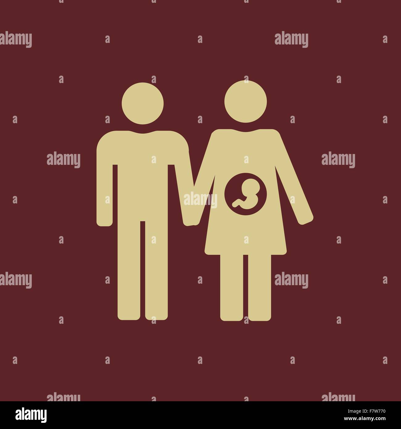 Maternity Flat Icon Stock Vector Image & Art - Alamy
