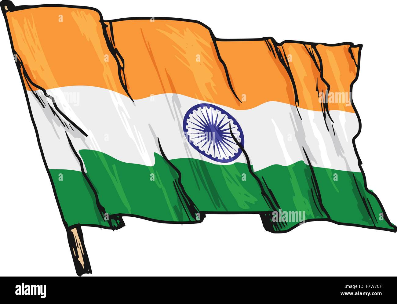 flag of India Stock Vector Image & Art - Alamy