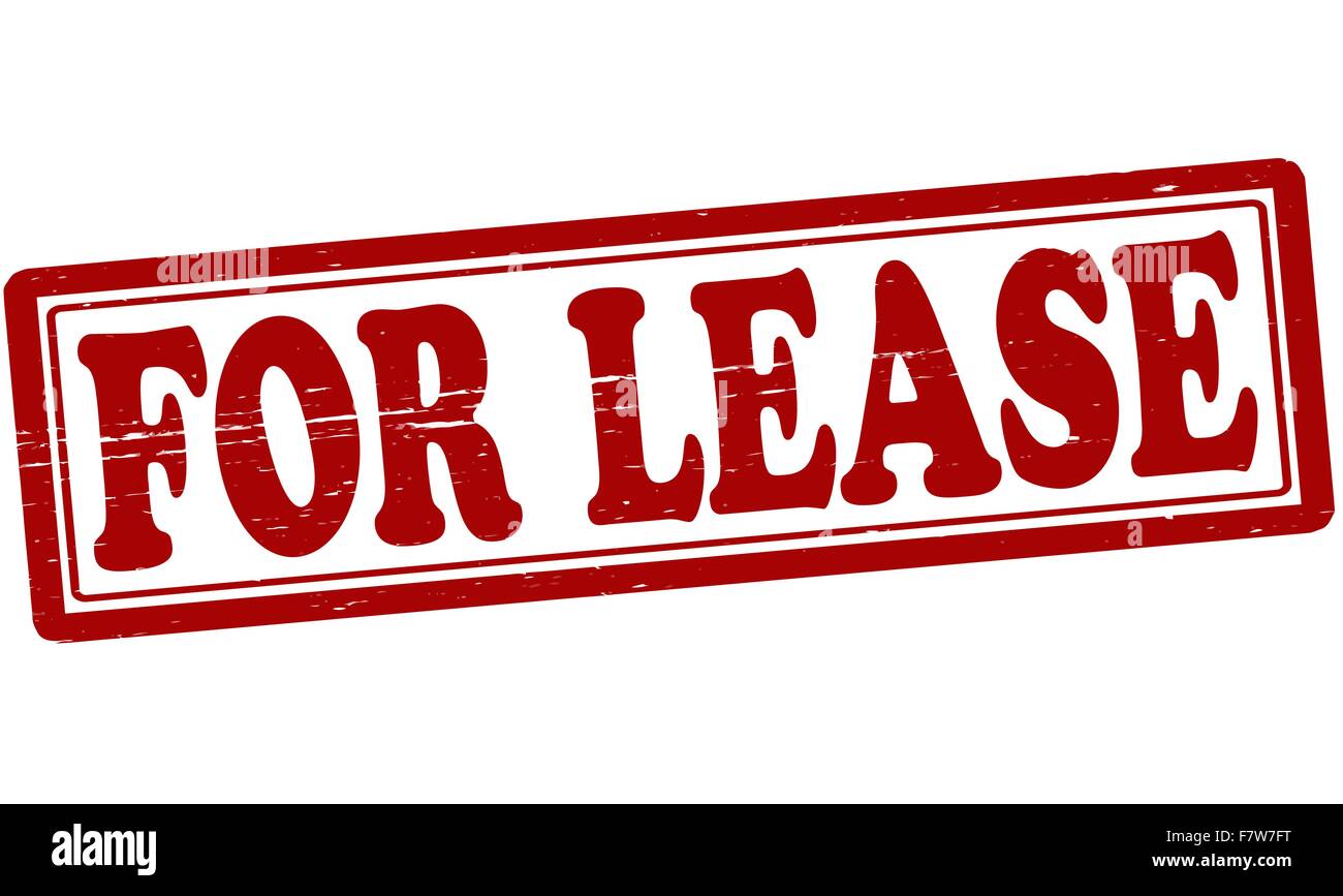 Sign for lease Stock Vector Images - Alamy