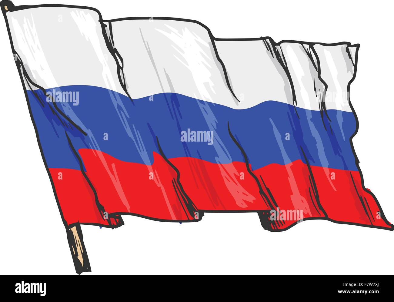 National flag russia vector Stock Vector Images - Alamy