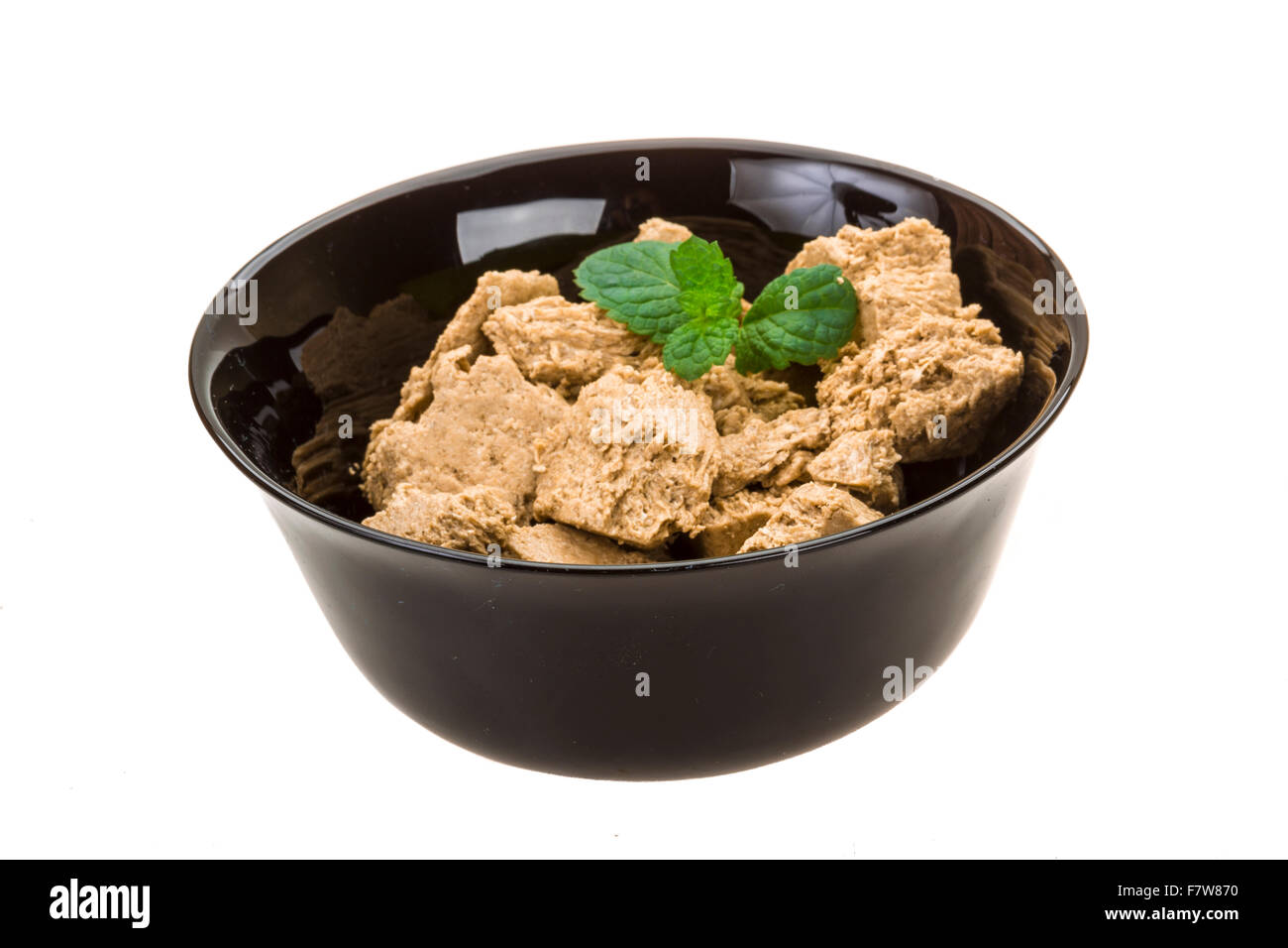 Sunflower Halva isolated studio macro shoot Stock Photo - Alamy