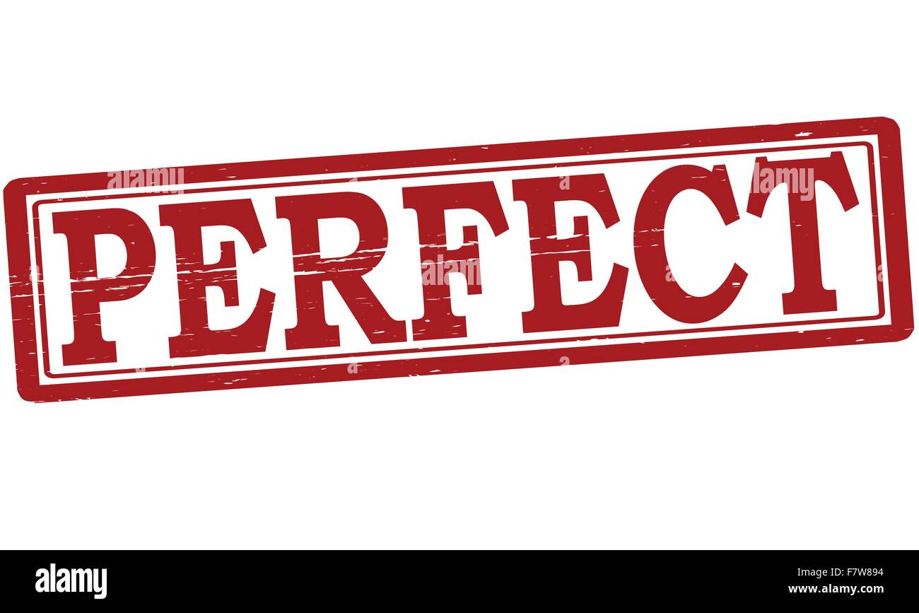 Perfect stamp Stock Vector Images - Alamy