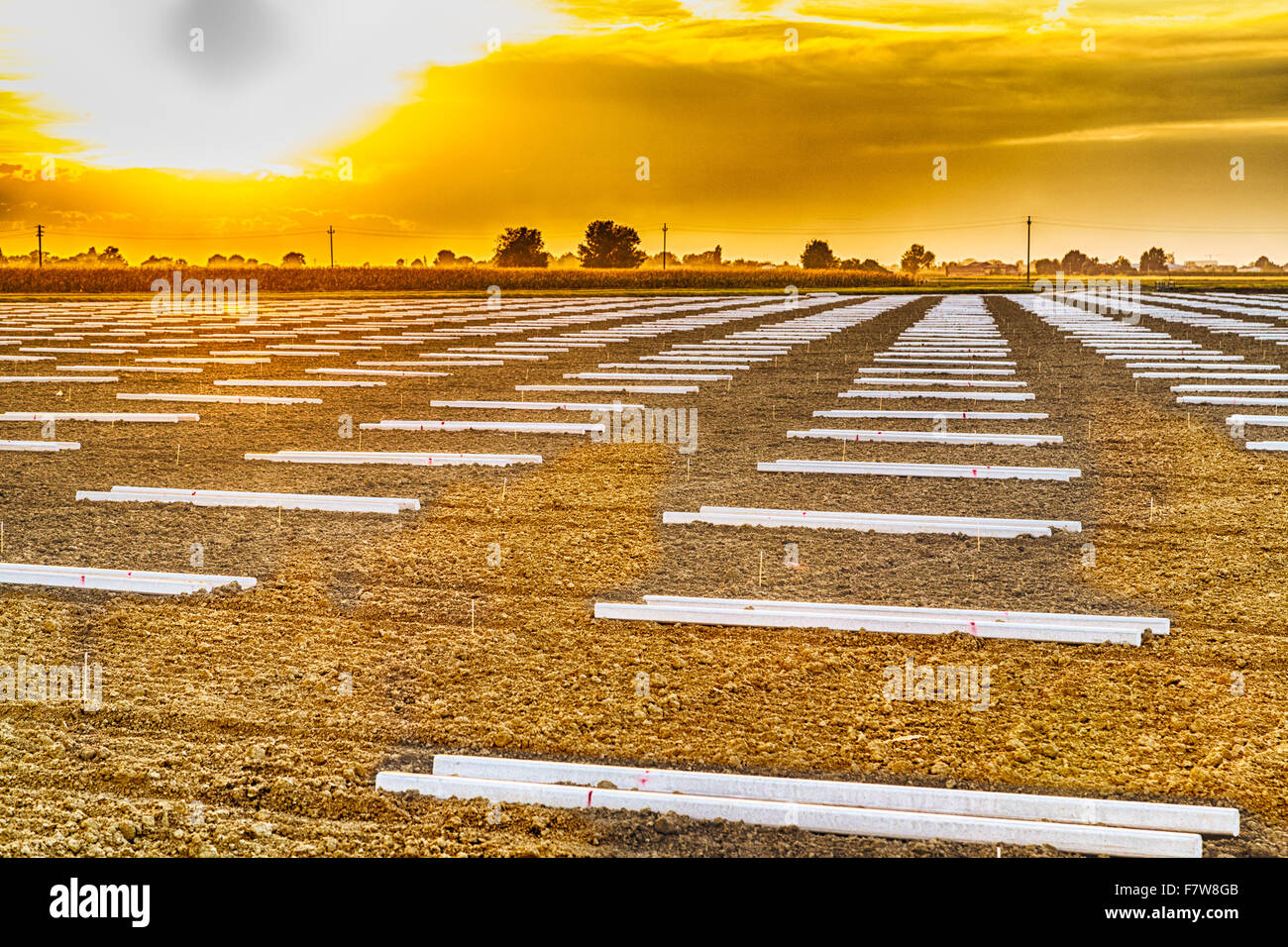 efficiency and effectiveness in modern agriculture, geometric designs ...