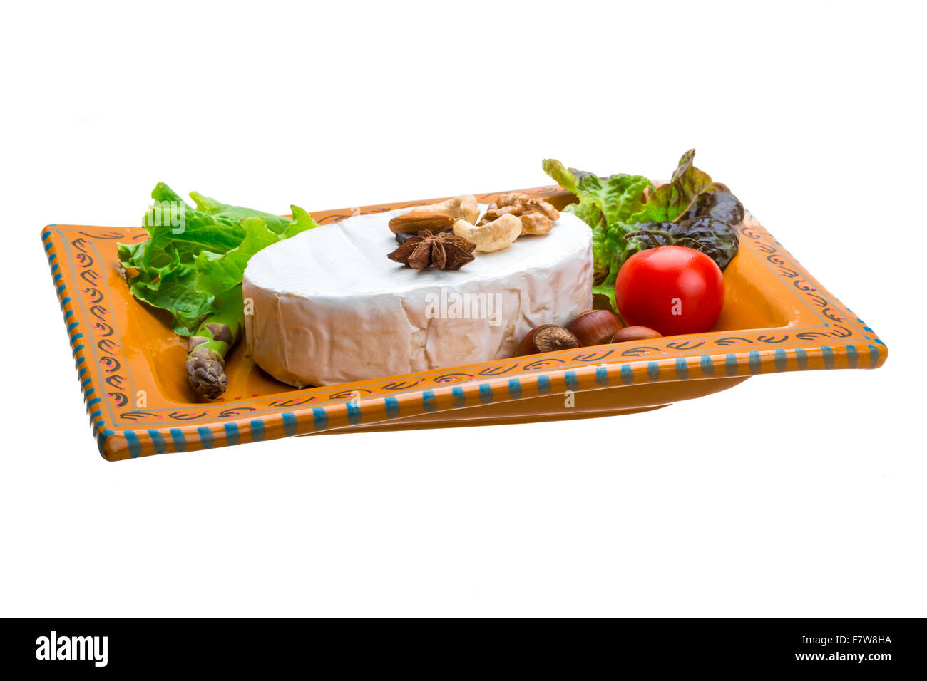 Fresh soft brie cheese Stock Photo - Alamy