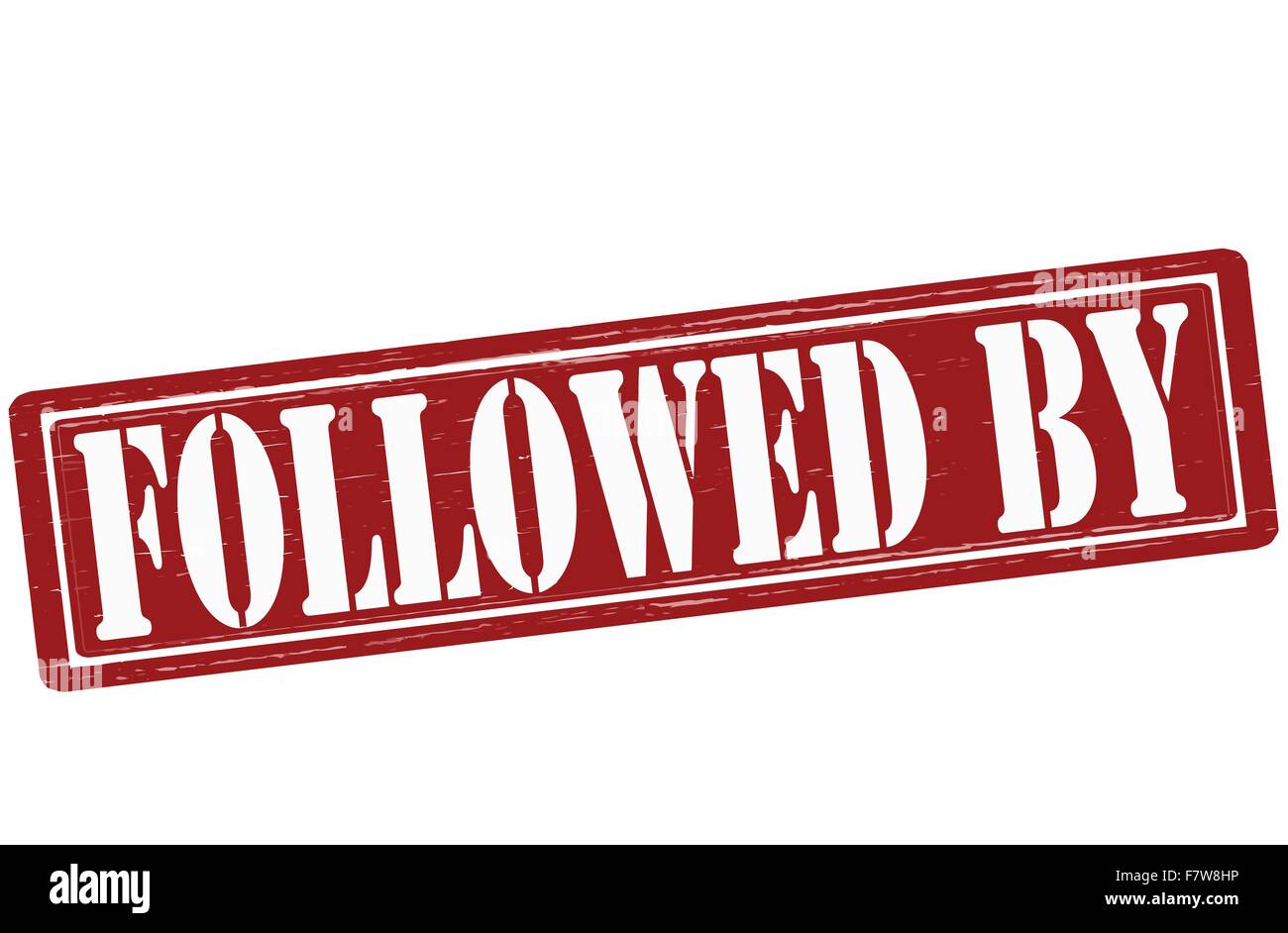 Follow me stamp Stock Vector Images - Alamy