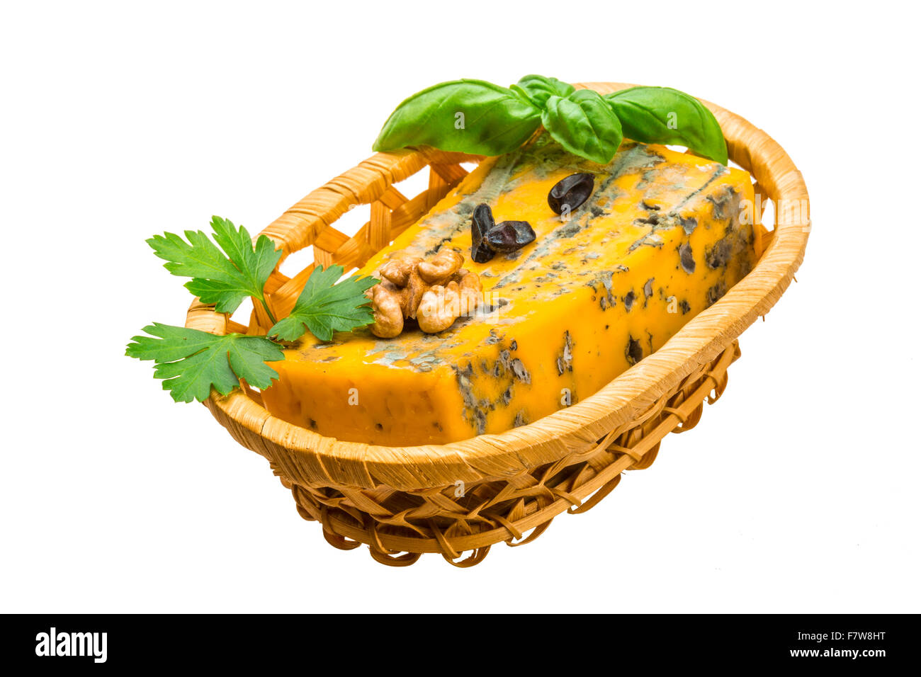 Gold cheese with mould Stock Photo - Alamy