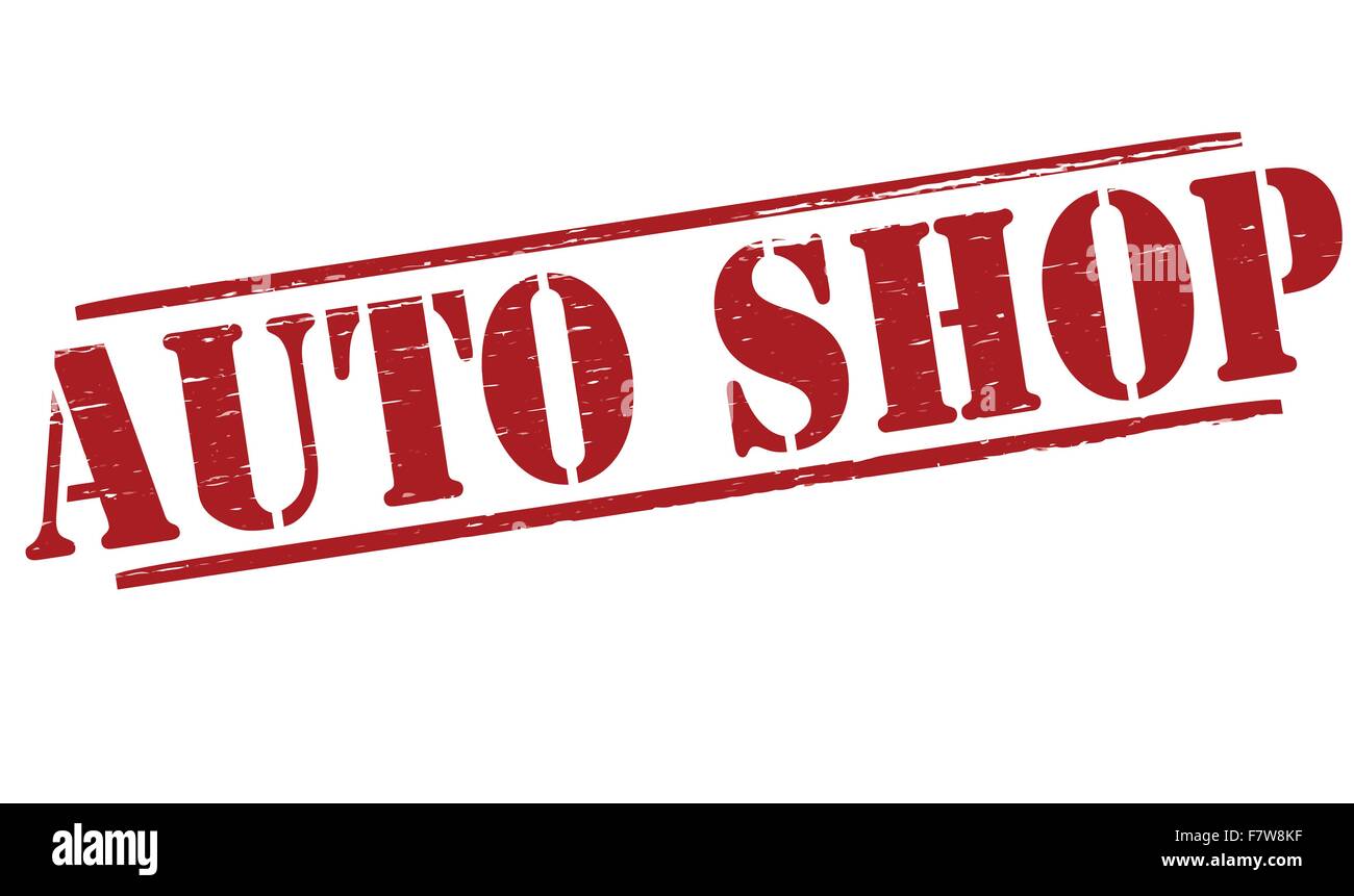 Auto shop Stock Vector Images - Alamy
