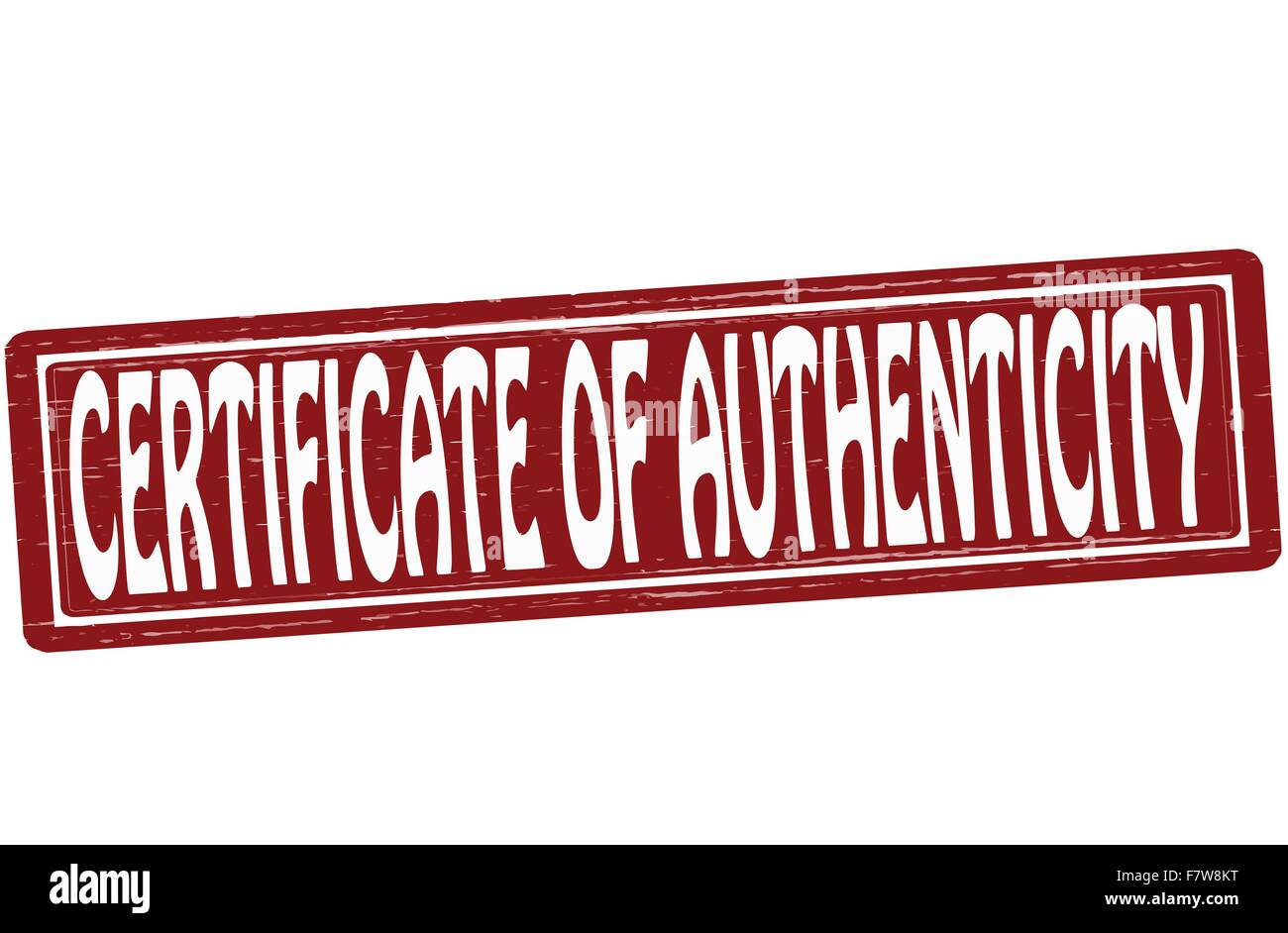 Certified of authenticity Stock Vector Image & Art - Alamy