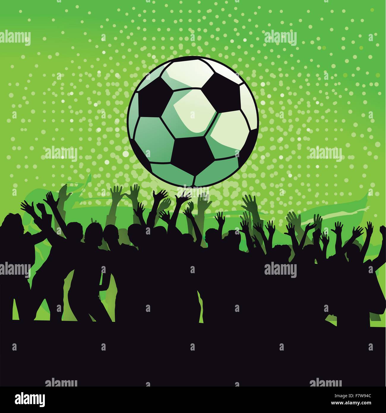 Football celebration Stock Vector Images - Alamy