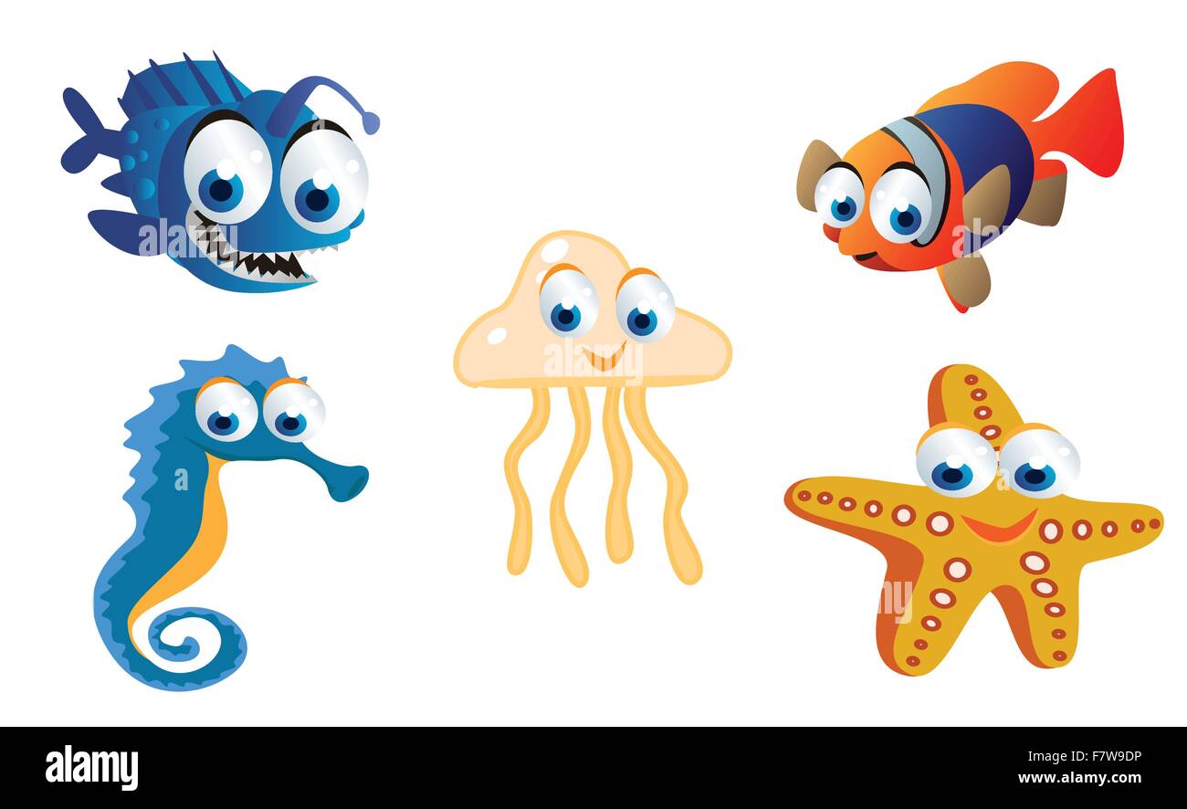 Baby ocean animals Cut Out Stock Images & Pictures - Alamy