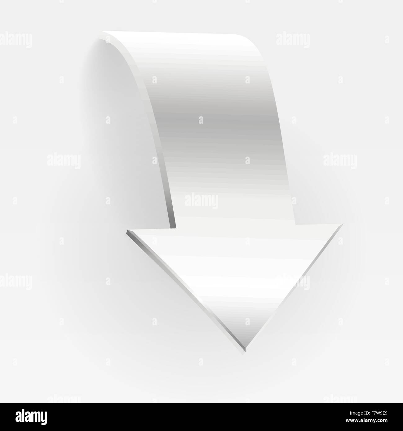 Shape arrow curve Stock Vector Images - Alamy