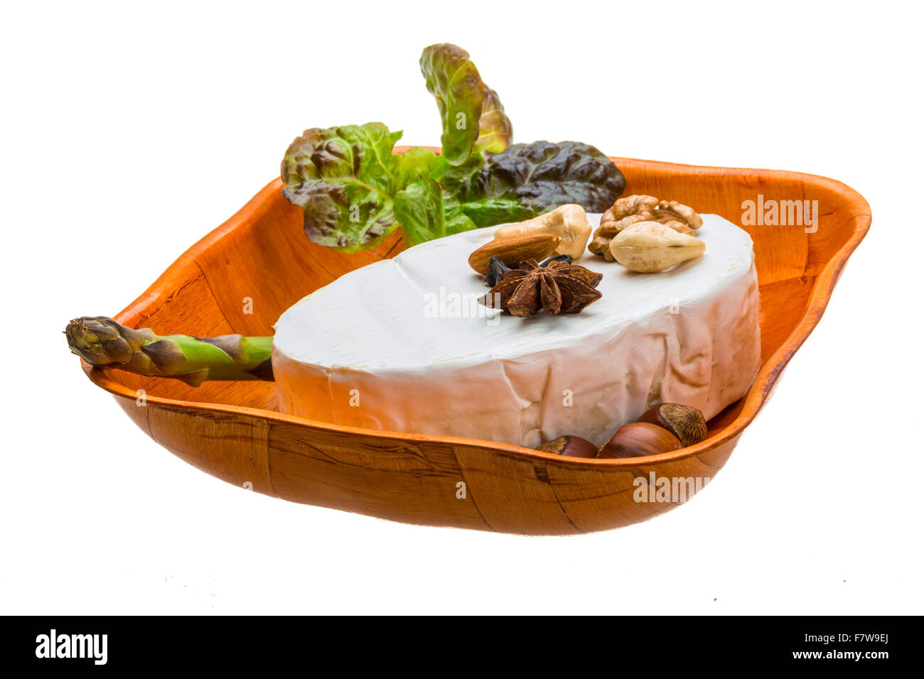 Fresh soft brie cheese Stock Photo - Alamy