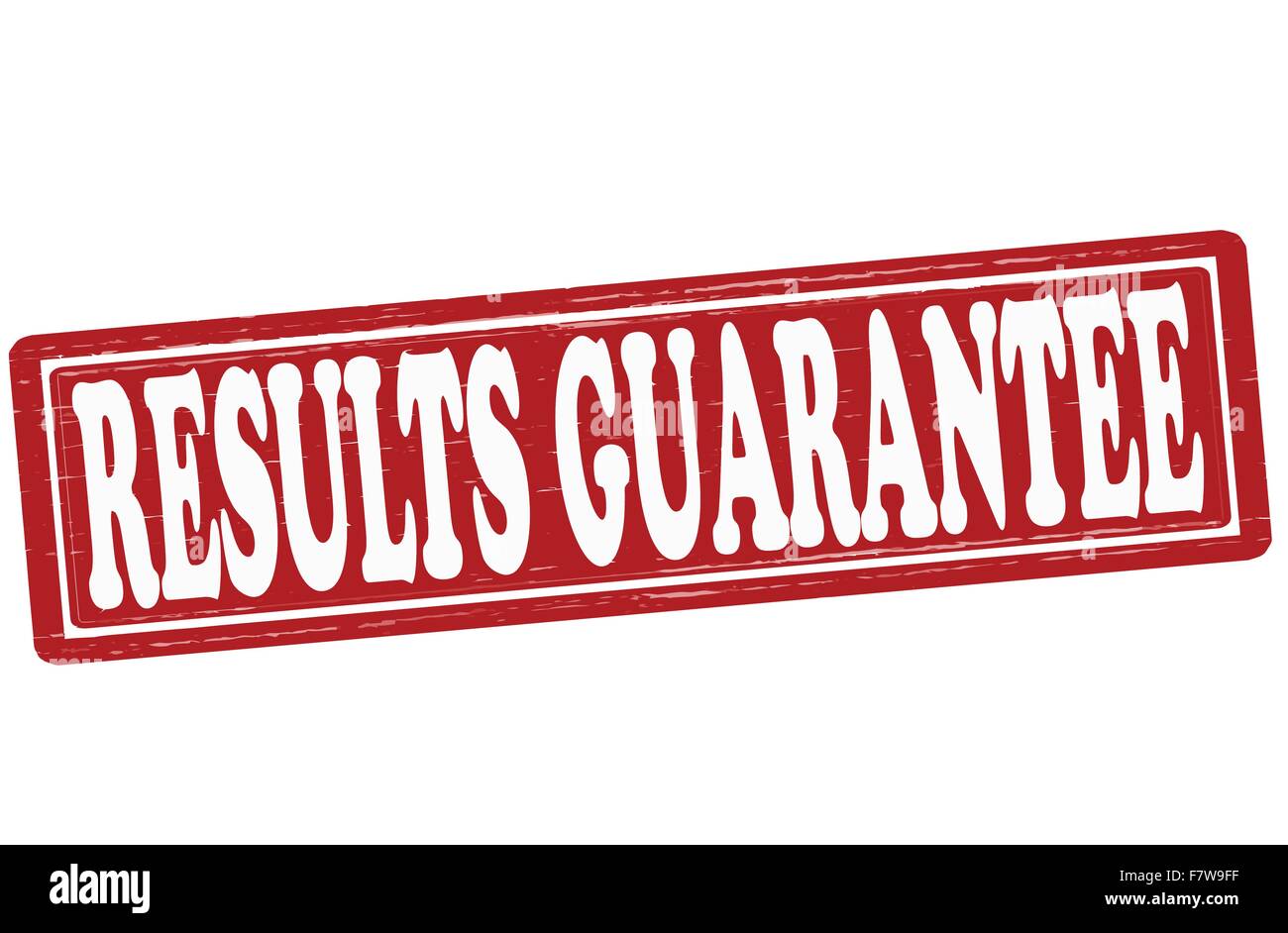 Results guarantee Stock Vector Images - Alamy