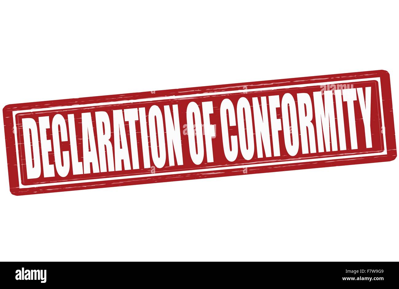 Declaration of conformity Stock Vector Image & Art - Alamy