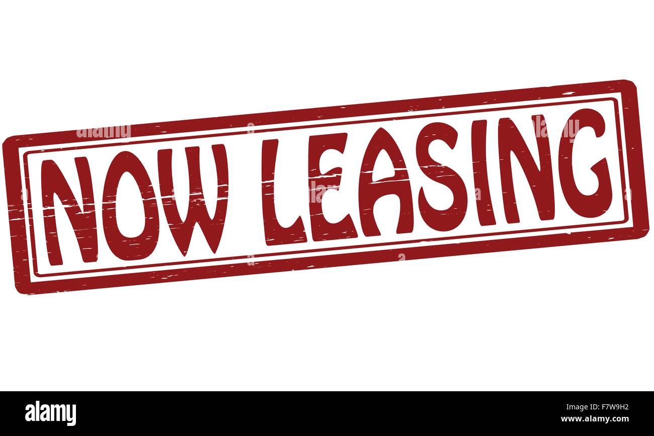 Now leasing sign Stock Vector Images - Alamy