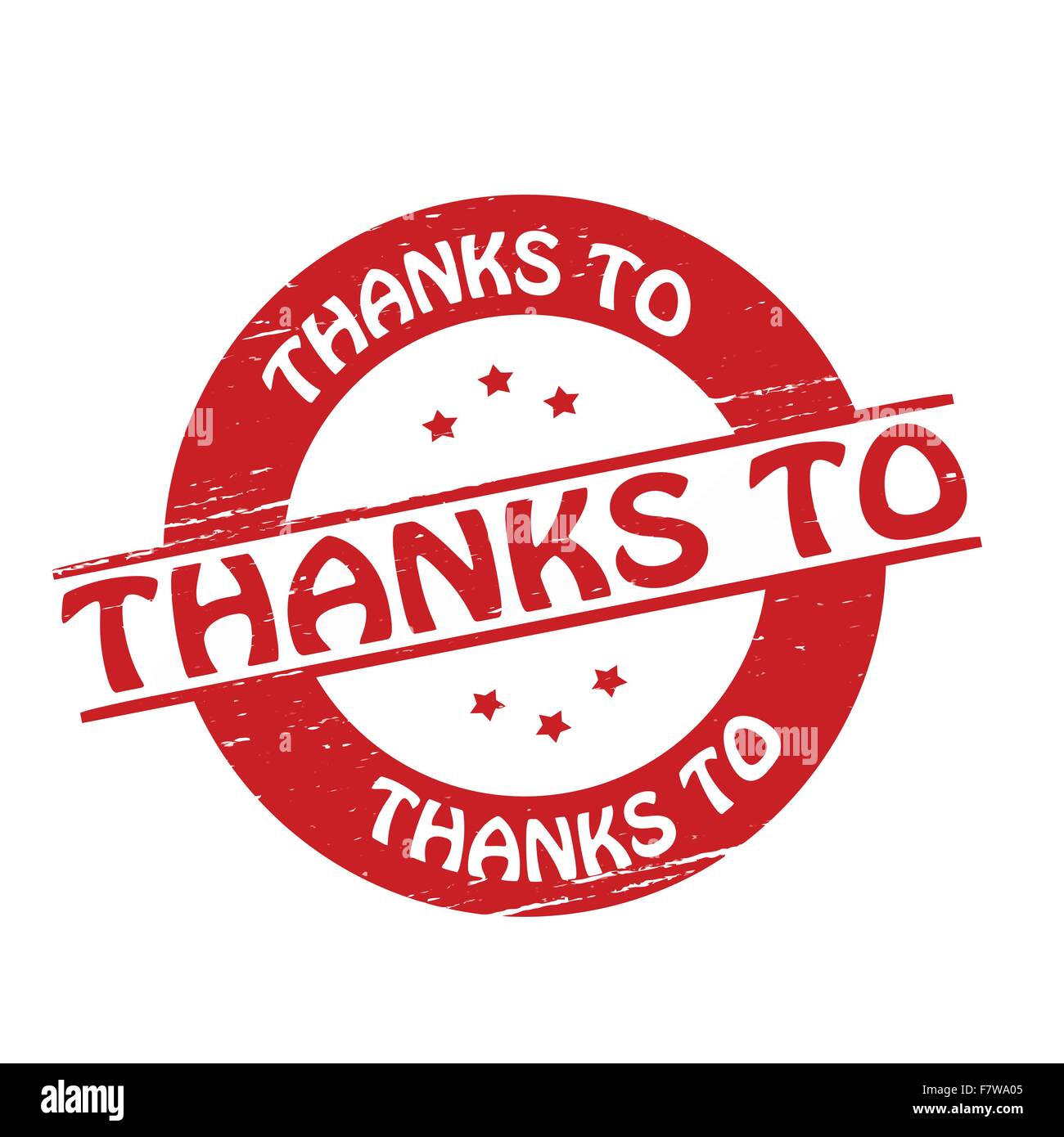 Thanks stamp hi-res stock photography and images - Alamy