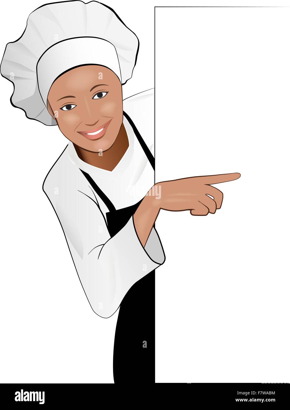 Cute girl chef Stock Vector Images - Alamy