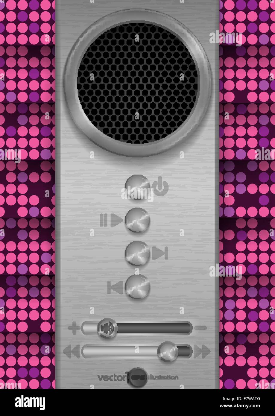 Abstract Speaker Concept Design Stock Vector Image & Art - Alamy