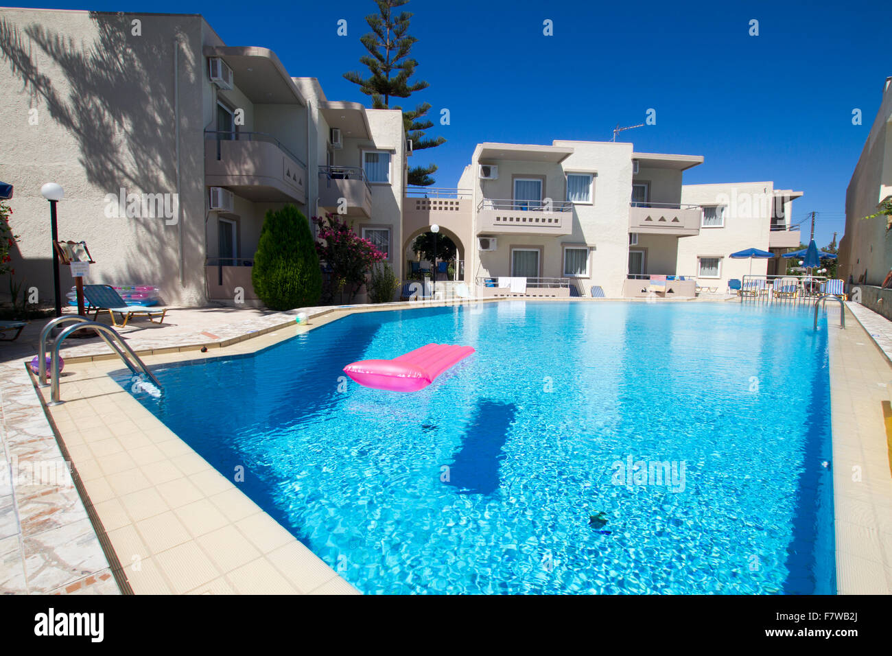 swimming pool in a resort Stock Photo - Alamy